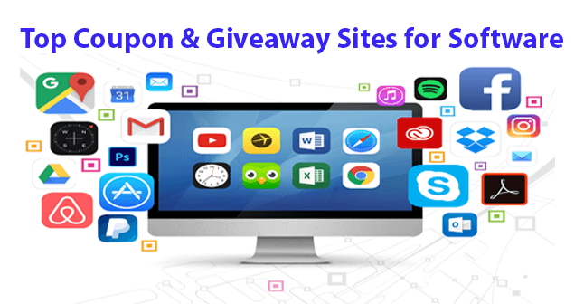Top Best Coupon and Giveaway Websites for Software - Software Coupon Codes